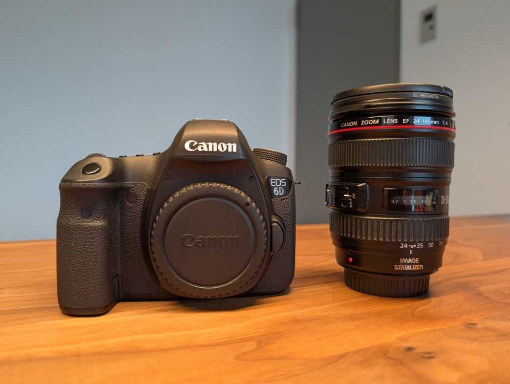 Canon EOS 6D inkl. EF 24-105mm F4L IS USM (Gebraucht) in Luzern für CHF 300 – mit Lieferung auf ...