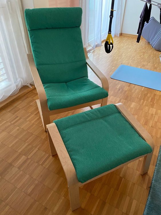 Sessel und Hocker inkl. Polster (Gebraucht) in für CHF 25 – nur ...