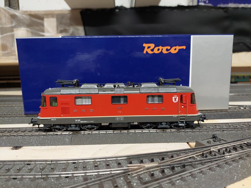 Roco Re 420 278 Cham Ho DC digital | Kaufen auf Ricardo
