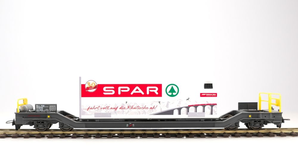 Bemo 2289110 RhB Containerwagen "Spar Berge" 4-achs H0m (Neu und ...
