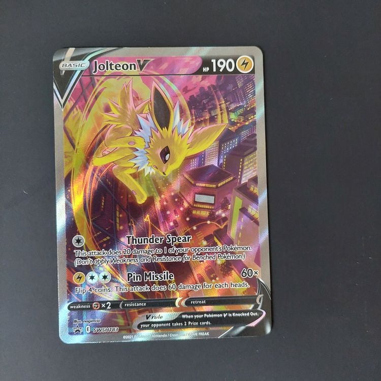 Jolteon V (SWSH 183) eng SWSH Black Star Promos Pokemon | Kaufen auf Ricardo
