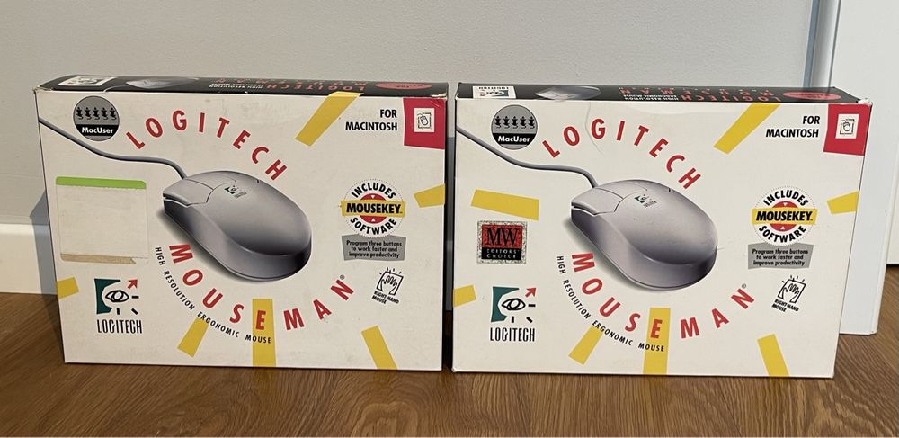 Vintage Logitech Mouseman für Macintosh ADB Menge: 2 | Kaufen auf Ricardo