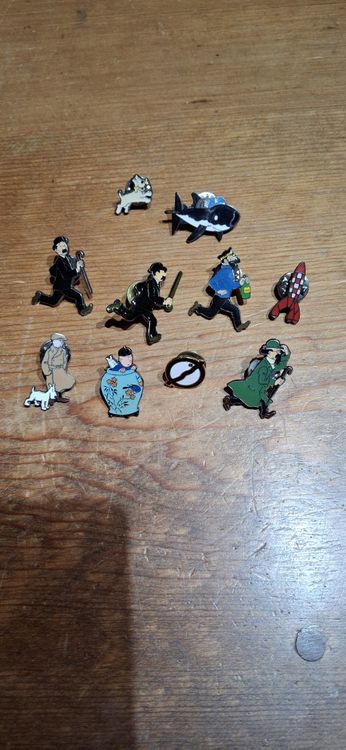 Lot de 10 Pin's Tintin Milou Haddock Tournesol | Kaufen auf Ricardo