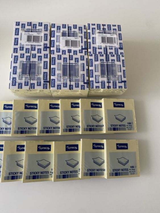 LYRECO Sticky Notes/Haftnotiz.48 Block a 100 Blatt pro Block | Kaufen ...