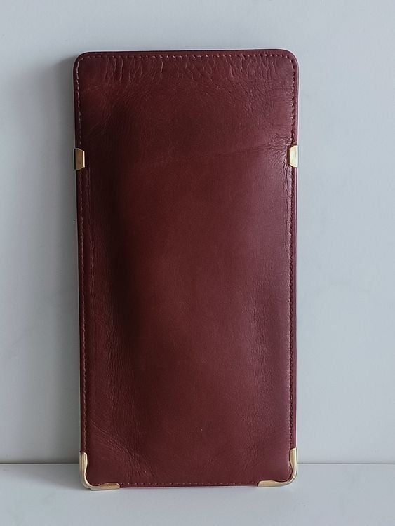 Etui vide pour lunette Must de Cartier cuir rouge 16.5 x 8.3 (D ...