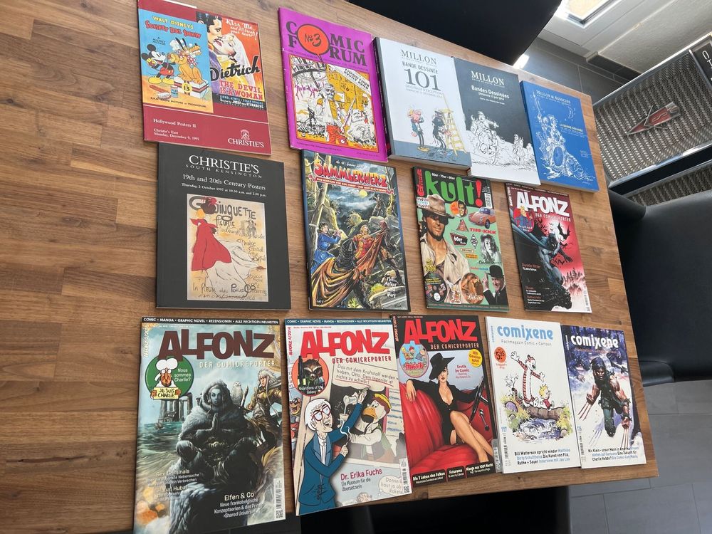 Comic Fanmagazine Auktionskataloge Kult Alfonz Comixene Batm (Gebraucht ...