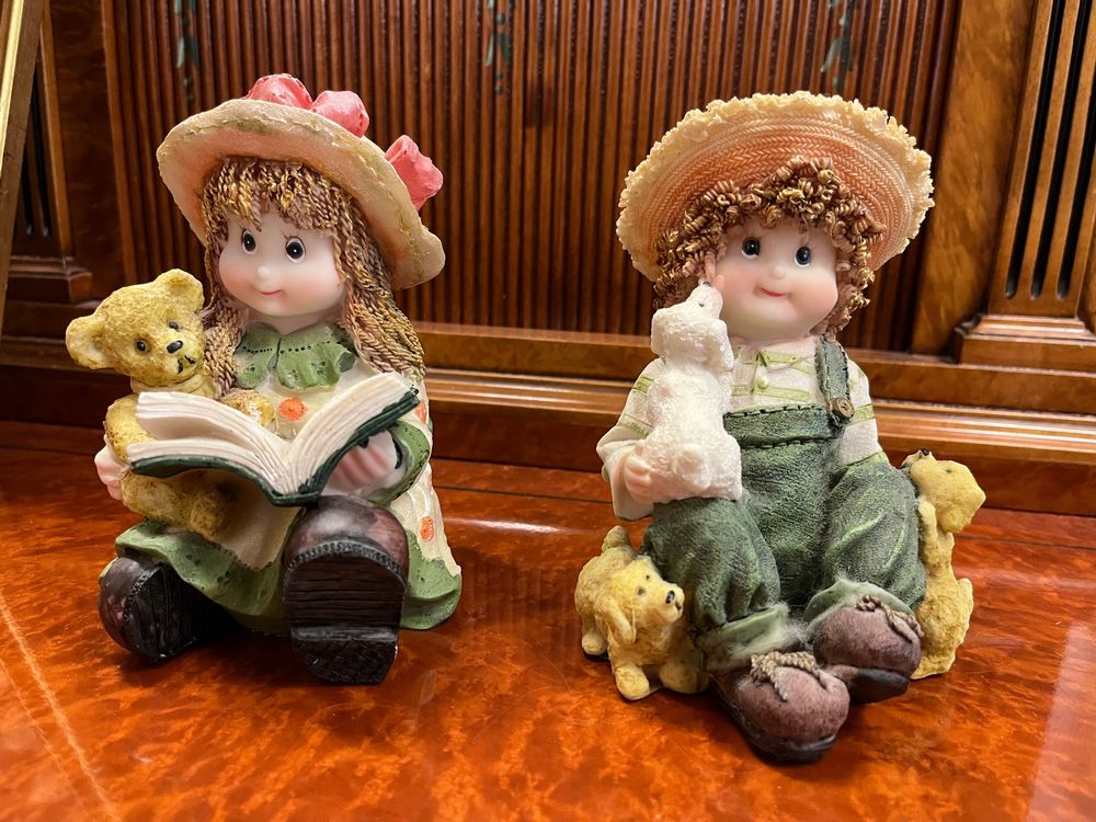 Deko Figuren - entzückendes Pärchen für Heim und Balkon (Gebraucht) in Stetten AG für CHF 10 ...