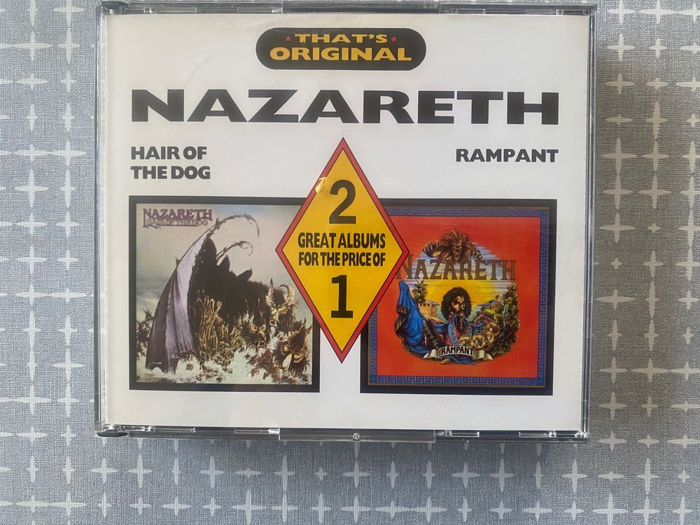 2 x Nazareth - Hair of the Dog / Rampant (2 CD’s) (Neu (gemäss ...