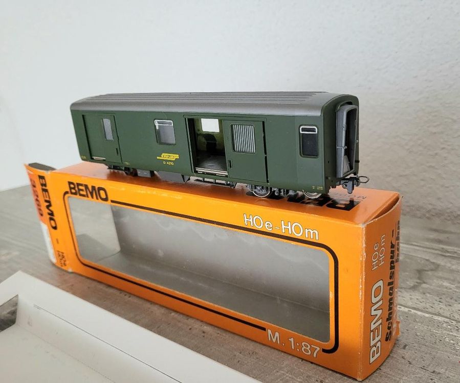 Bemo H0m RhB Gepäckwagen 3269 101 D 4210 orange OVP (Neu (gemäss ...