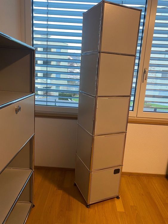 USM Haller - Preis verhandelbar - Regal Hochregal Eck grau | Kaufen auf ...