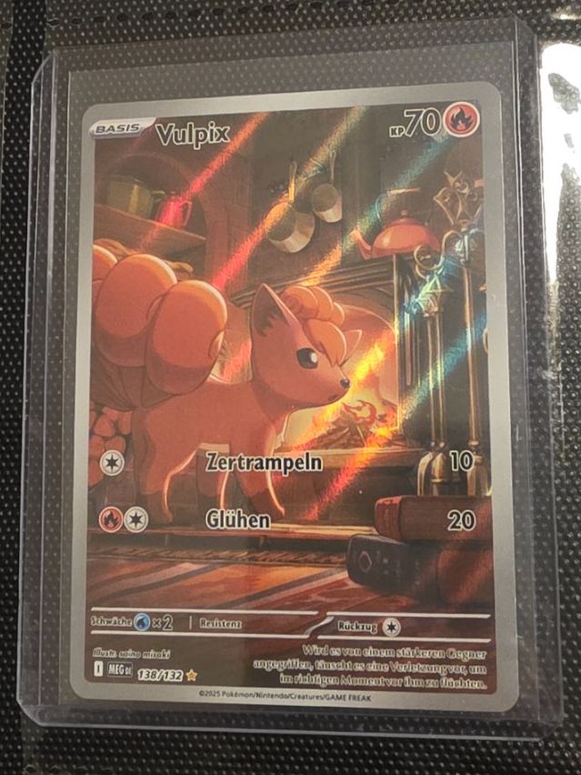 Pokemon TCG "Vulpix" 138/132 - Mega Entwicklung DE (Neu (gemäss ...