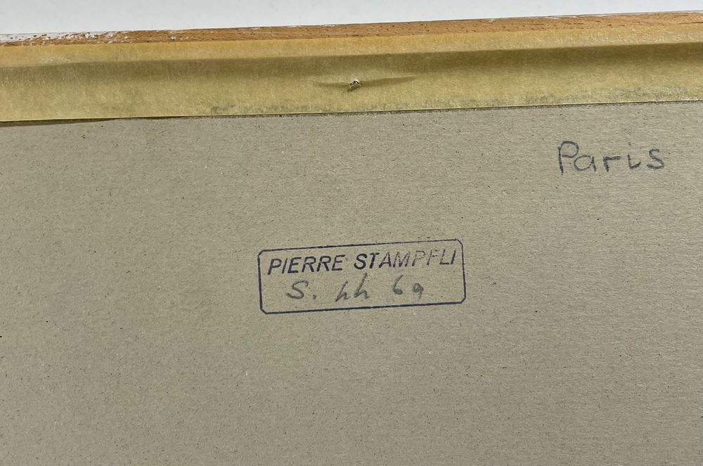 Pierre Victor Stämpfli (1916-1975) Aquarell - Paris (Gebraucht) in Root ...