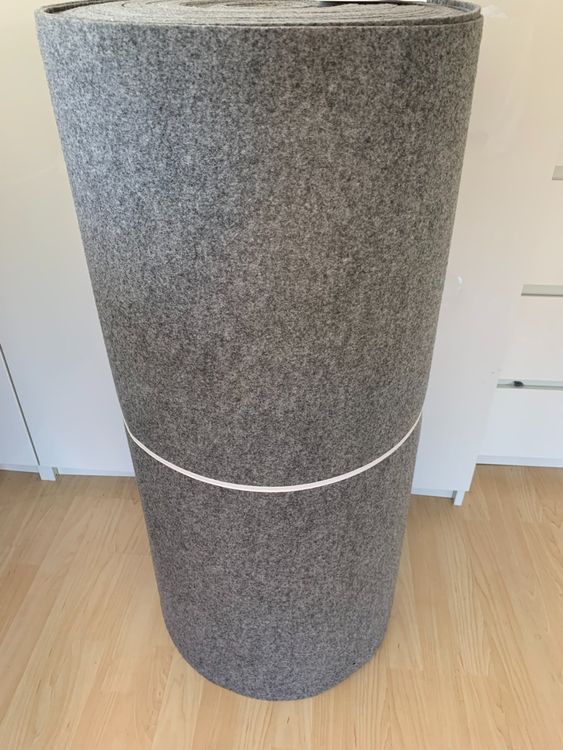 Filz, ca. 3-4 mm dick, Farbe: Grau (Neu (gemäss Beschreibung)) in Worb ...