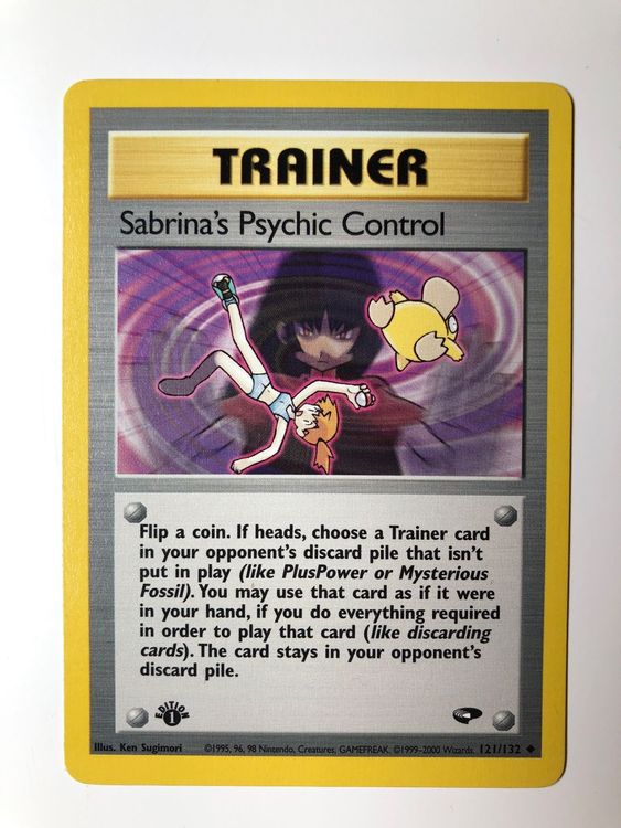Sabrina’s Psychic control 1st Ed Pokemon (Gebraucht) in Lausanne für ...