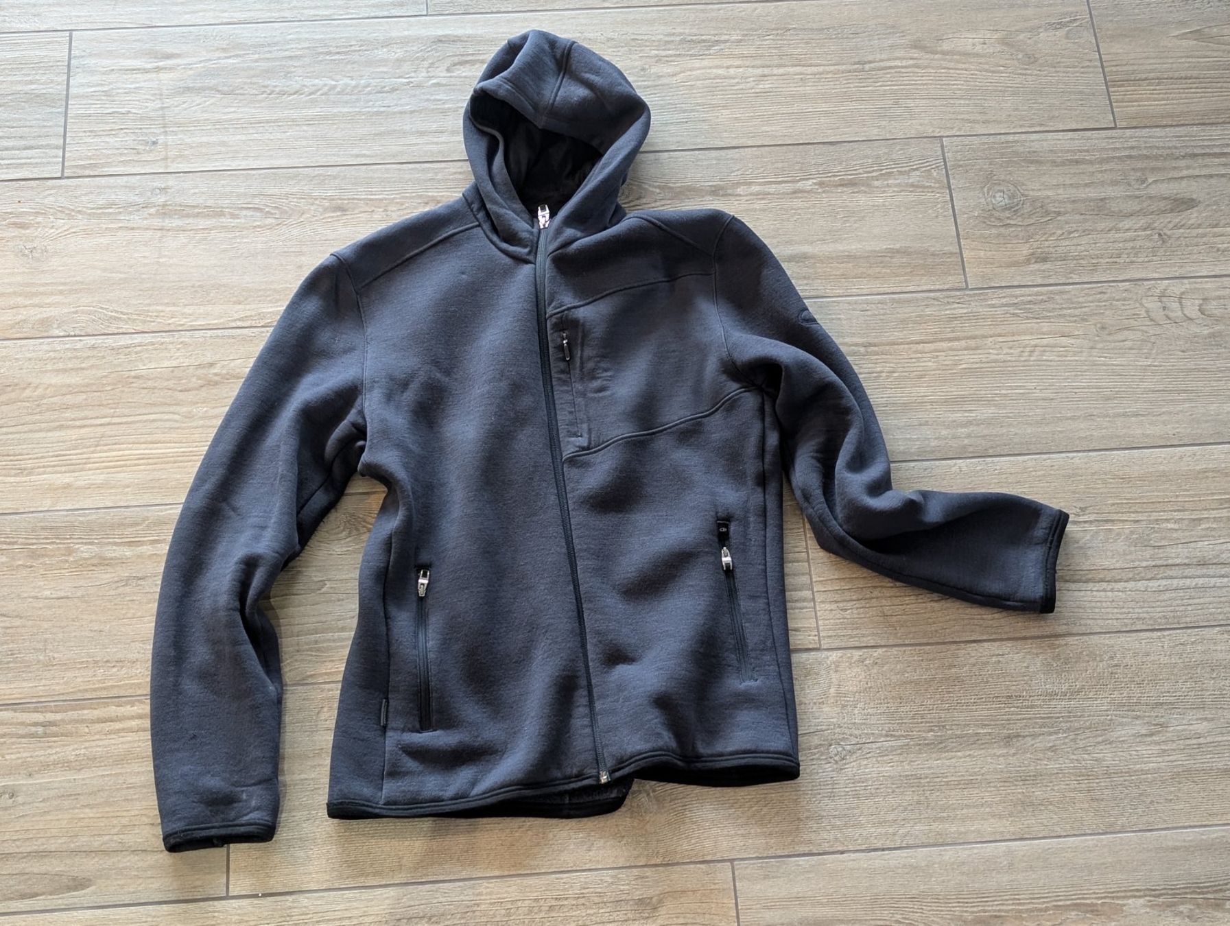 Icebreaker Realfleece Merino Wolljacke mit Kapuze, Men, S (Gebraucht ...