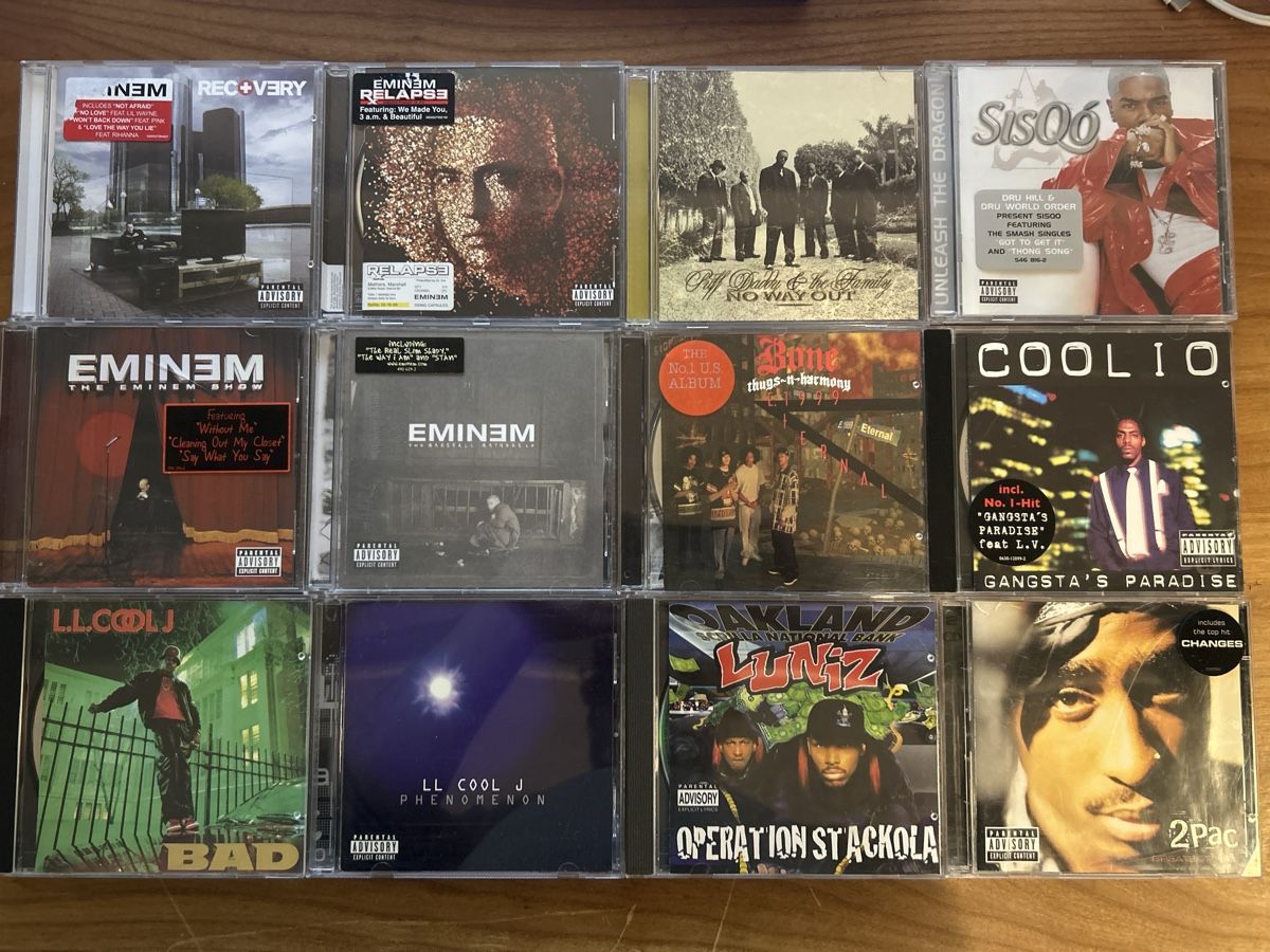 Diverse Hip-Hop CD Sammlung: Eminem, Coolio, 2Pac uvm. (Gebraucht) in ...