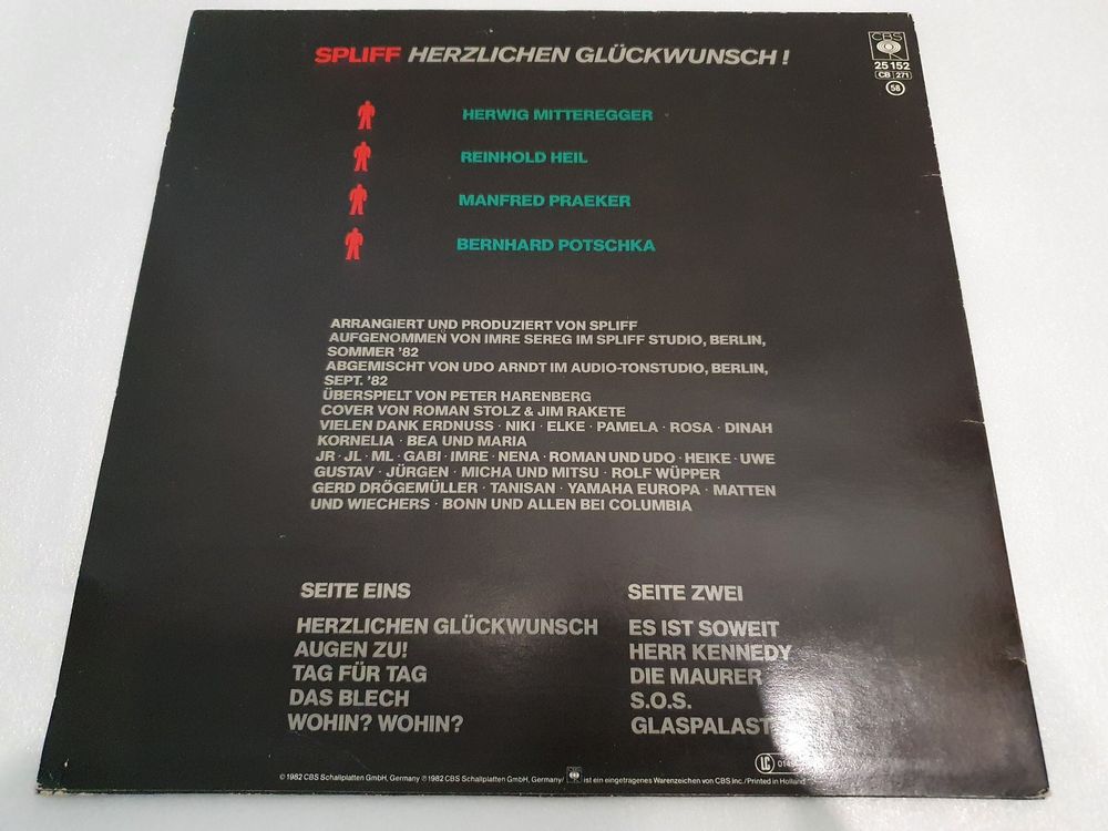 Spliff – Herzlichen Glückwunsch! (Gebraucht) in Uster für CHF 6 – mit ...