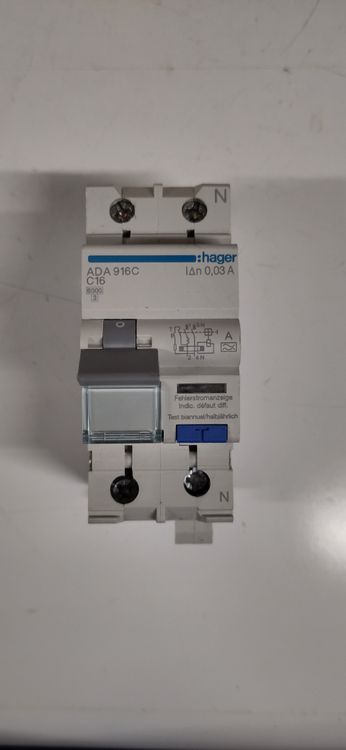 Hager FI LS 16A 30mA 913C RCD | Kaufen auf Ricardo