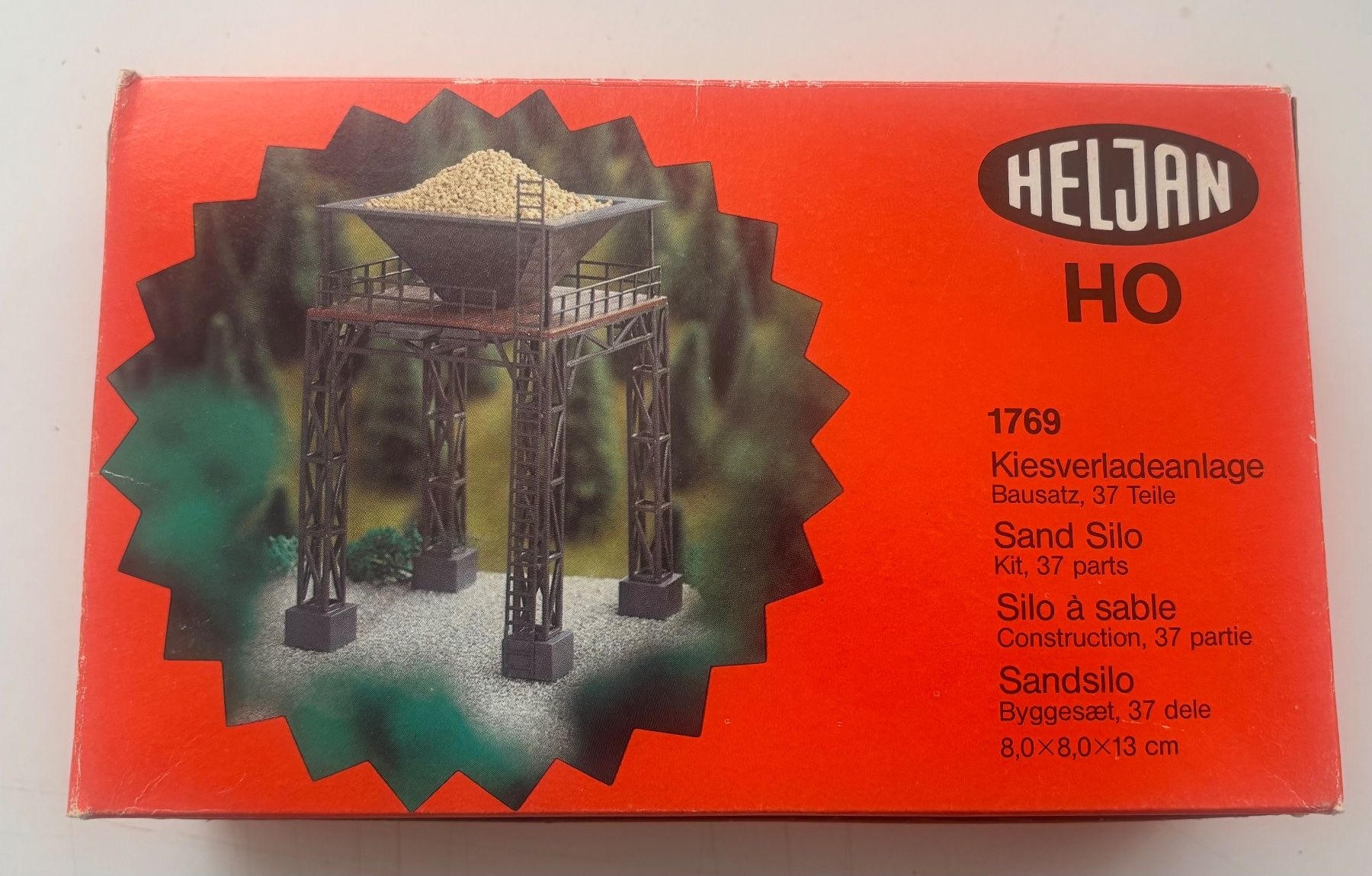 Heljan HO 1769 - Silo à sable / Kiesverladeanlage /Sand Silo (D ...
