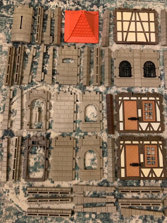 Playmobil Mittelalter Fachwerk Ritter Ritterburg (Gebraucht) in ...