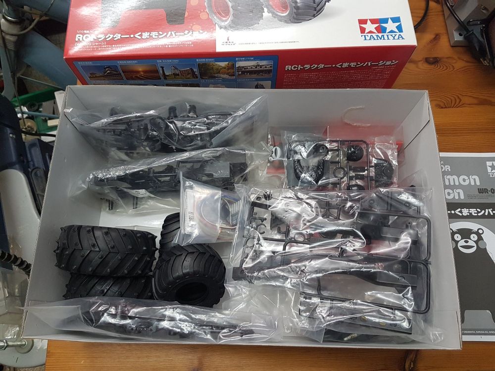 Tamiya 58601, Kumamon Version Traktor, WR-02G (Neu (gemäss Beschreibung ...