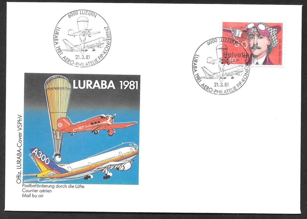 Sonderbrief SSt 75 Luraba Luzern 21.3.1981 (Neu (gemäss Beschreibung)) in Olten für CHF 1 – mit ...