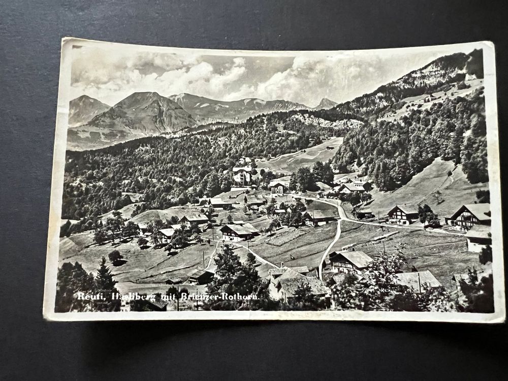 Postkarte Hasliberg Brinzer Rothorn 1939 (R898) (Gebraucht) in Hinwil ...
