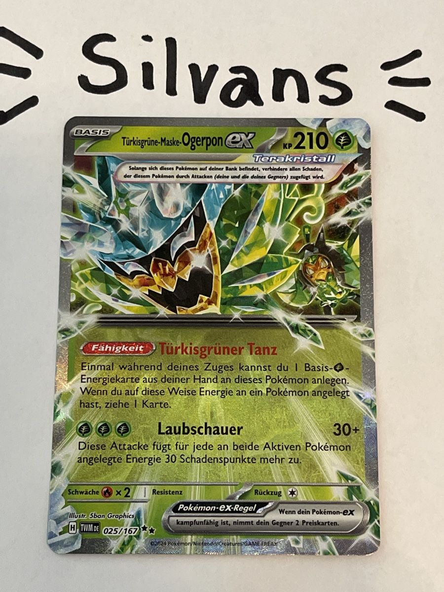 Ogerpon ex Terakristall 025/167 Maskerade im Zwielicht DE (Neu (gemäss ...
