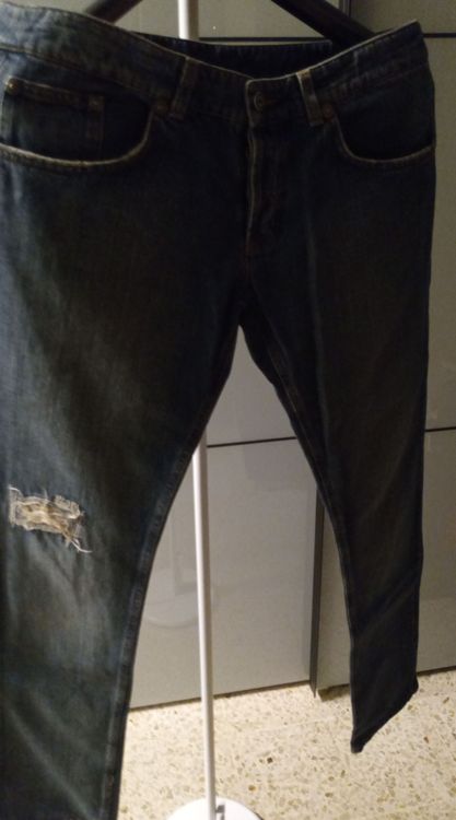 Jeans délavé Iceberg Ice J, style grunge tendance! T 32 (Neuf (Voir ...