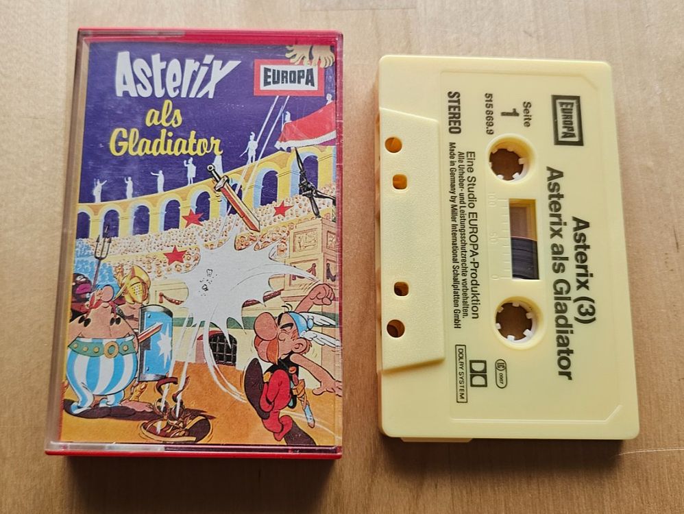 Asterix als Gladiator/ Kassette (Gebraucht) in Geuensee für CHF 5 – mit Lieferung auf Ricardo kaufen