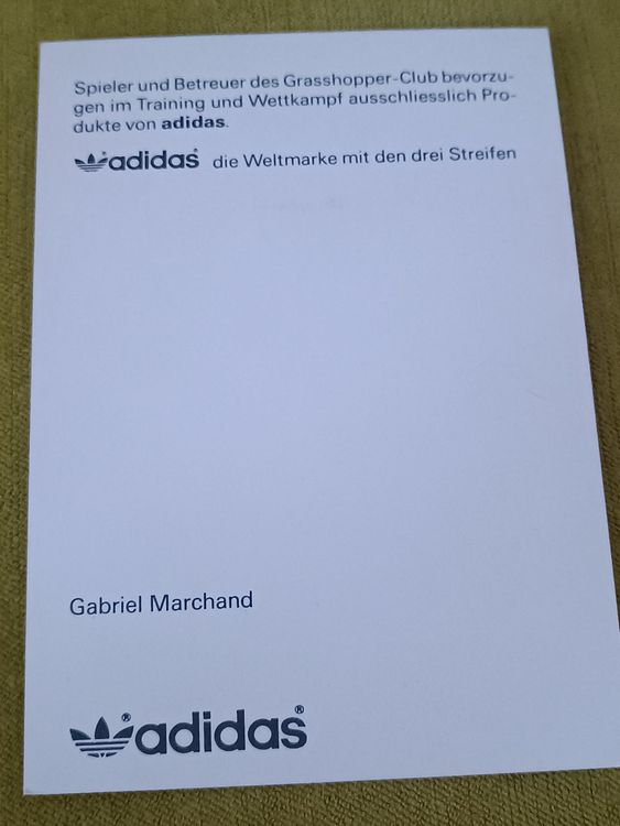 Gabriel Marchand - GC - 70/80er Jahre - handsigniert | Kaufen auf Ricardo