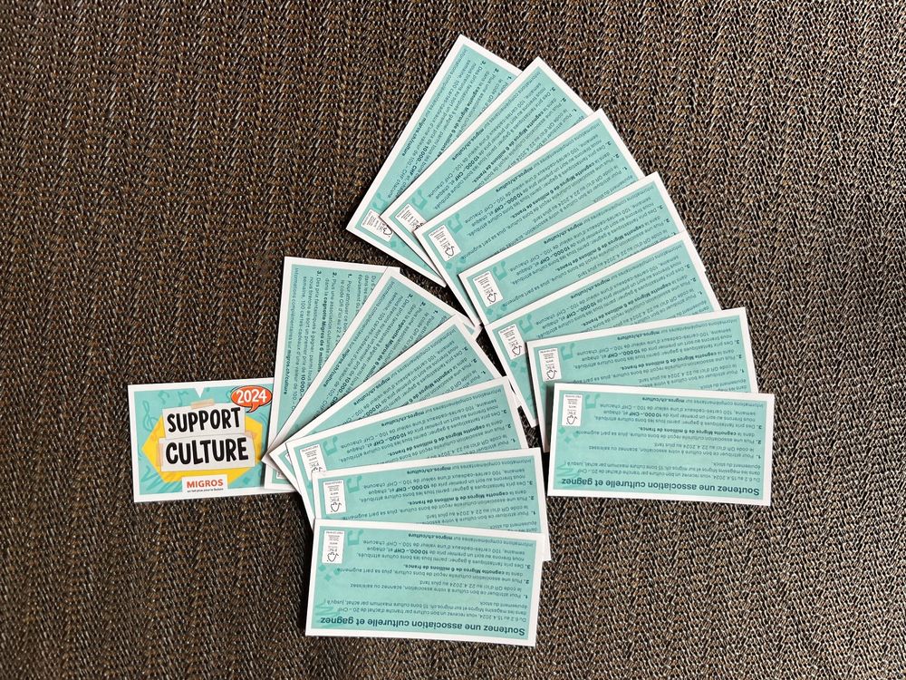 14 bons support culture Migros | Kaufen auf Ricardo