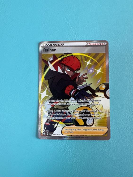 Pokemon Raihan Trainer Fullart Silver Tempet Rare Top Karte (Gebraucht ...