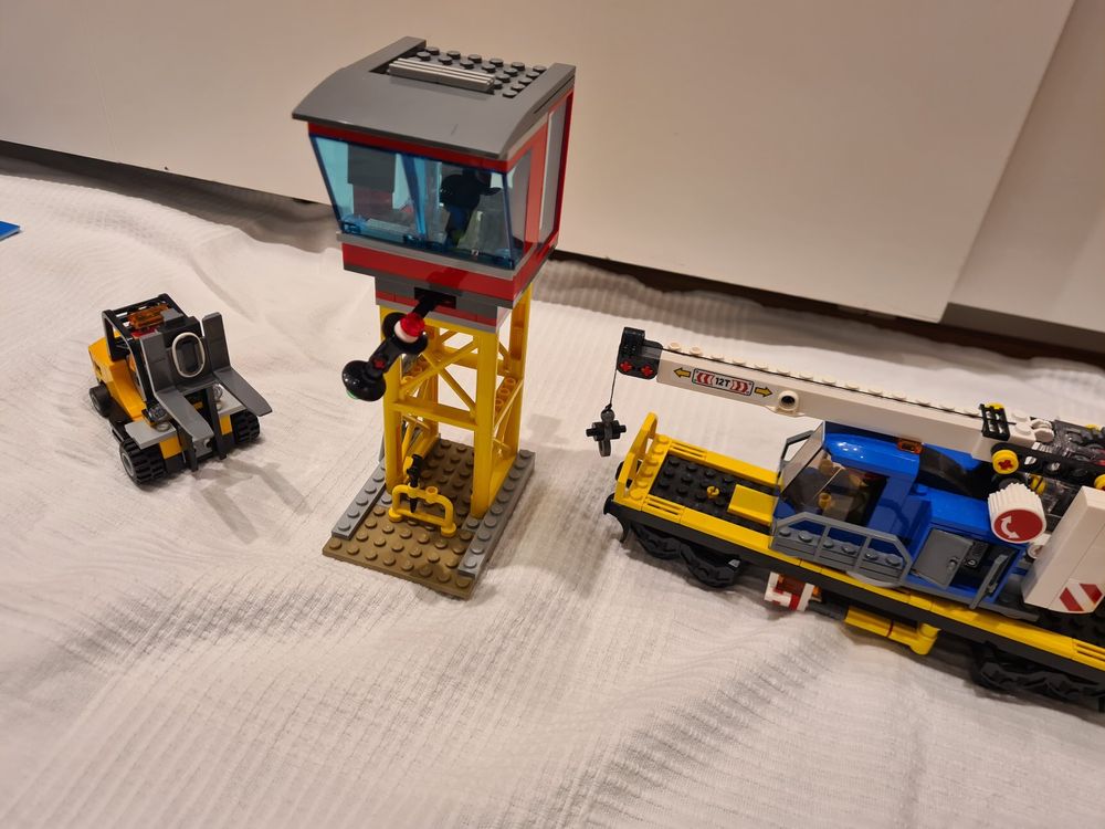 Lego Güterzug 60198 mit zusätzlichen Schienen + Weichen (Gebraucht) in ...