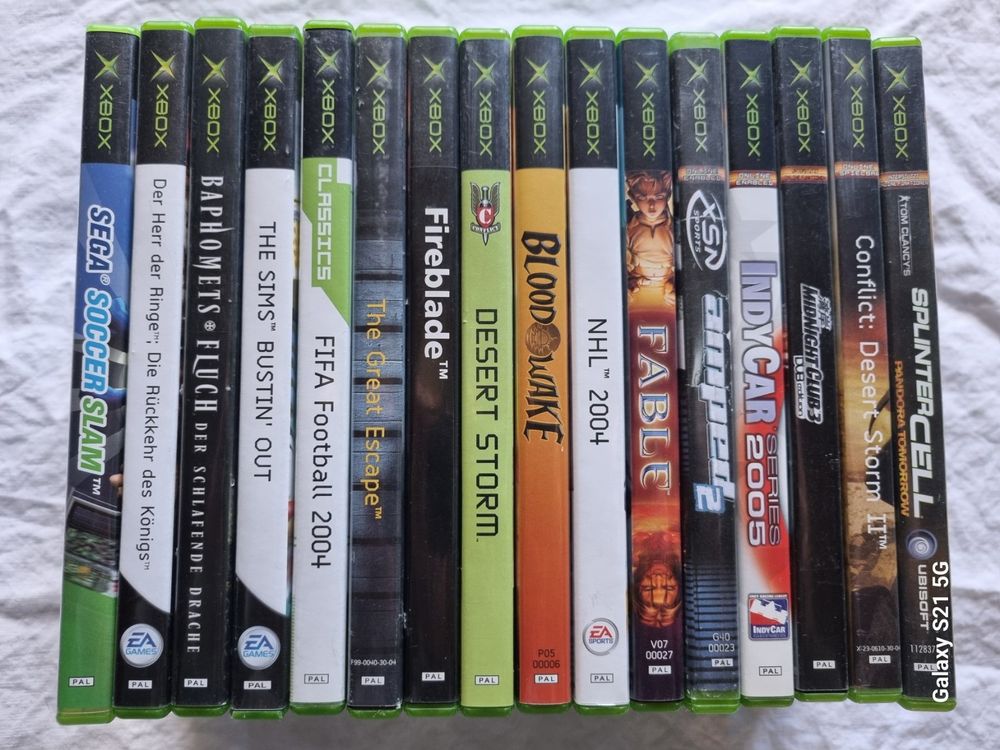16x XBOX Classic Games 1 (Gebraucht) in Grabserberg für CHF 19 – mit ...
