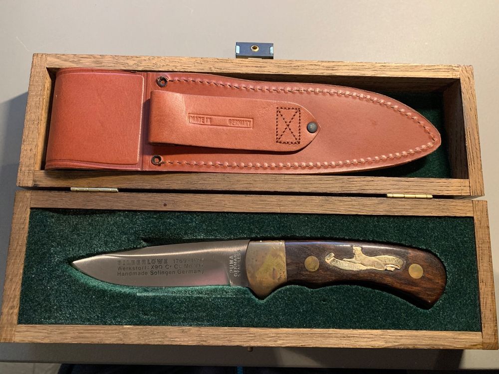 Sammlermesser PUMA Silberlöwe | Kaufen auf Ricardo