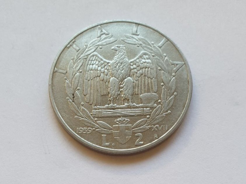 🇮🇹 Italy 2 Lire 1939 R **XF+** (Gebraucht) in Pully für CHF 6 – mit Lieferung auf Ricardo kaufen