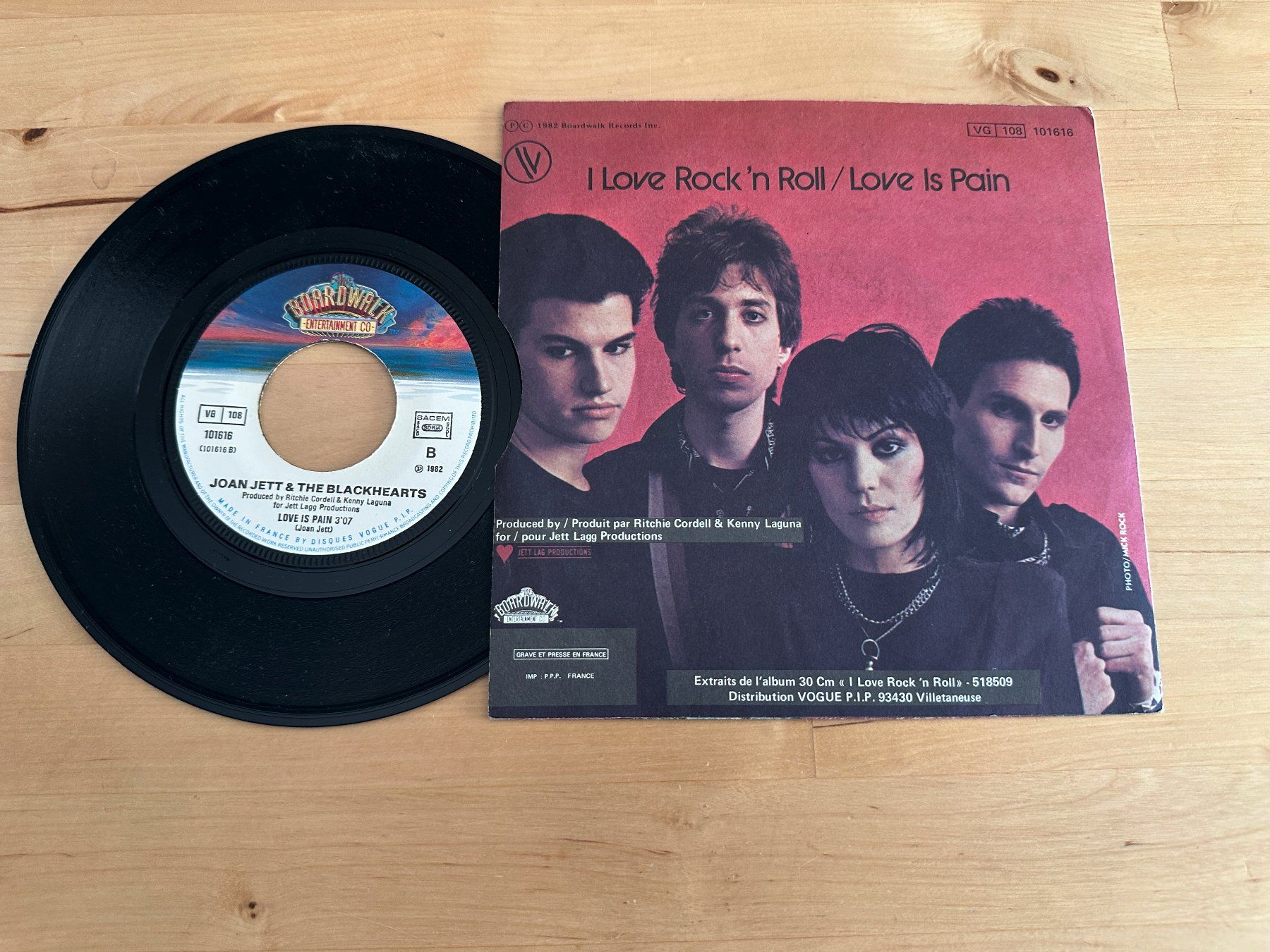 JOAN JETT tolle I love Rock n Roll Single France Runaways (Gebraucht ...