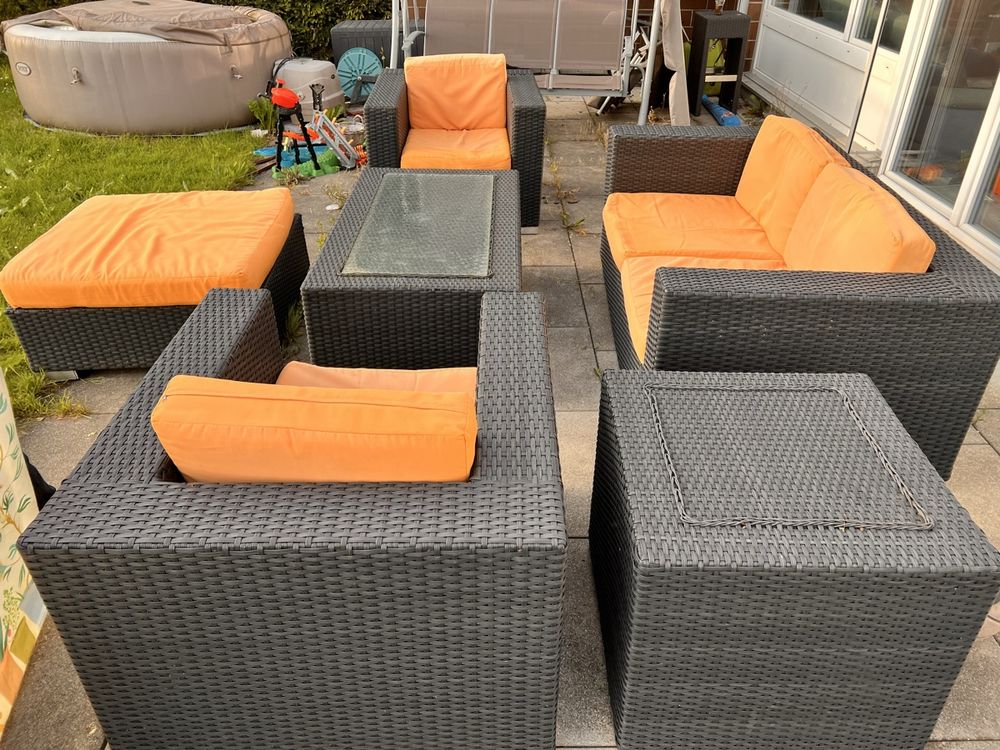 Gartenlounge Rattan - super stabil (Gebraucht) in Greifensee für CHF 430 – nur Abholung auf ...