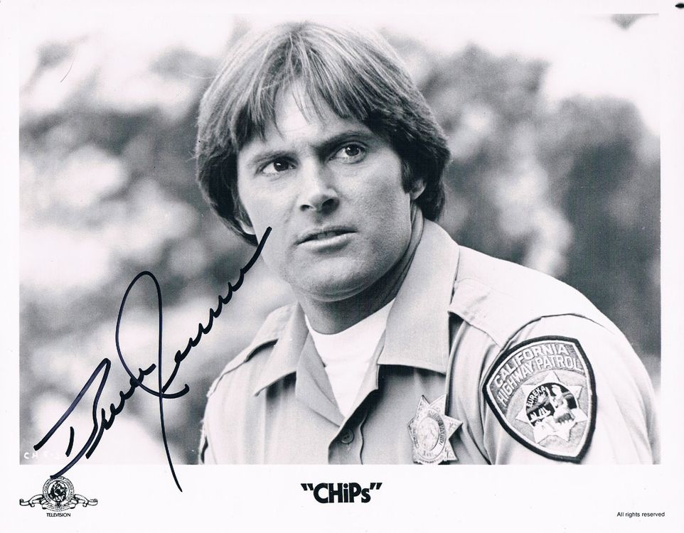 Bruce "Caitlyn" Jenner CHiPs Autogramm signiert Foto 20x25cm (Gebraucht ...