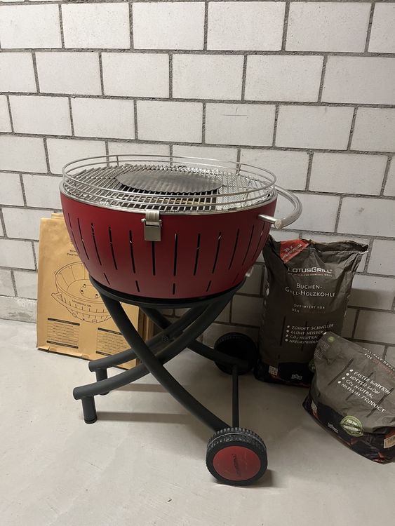 LotusGrill XXL Holzkohlegrill mit Zusatz (Gebraucht) in Chur für CHF 320 – nur Abholung auf ...