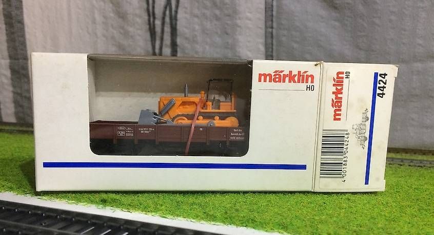 Märklin Niederbordwagen 4424 H0 AC mit Bagger (Gebraucht) in Bazenheid ...