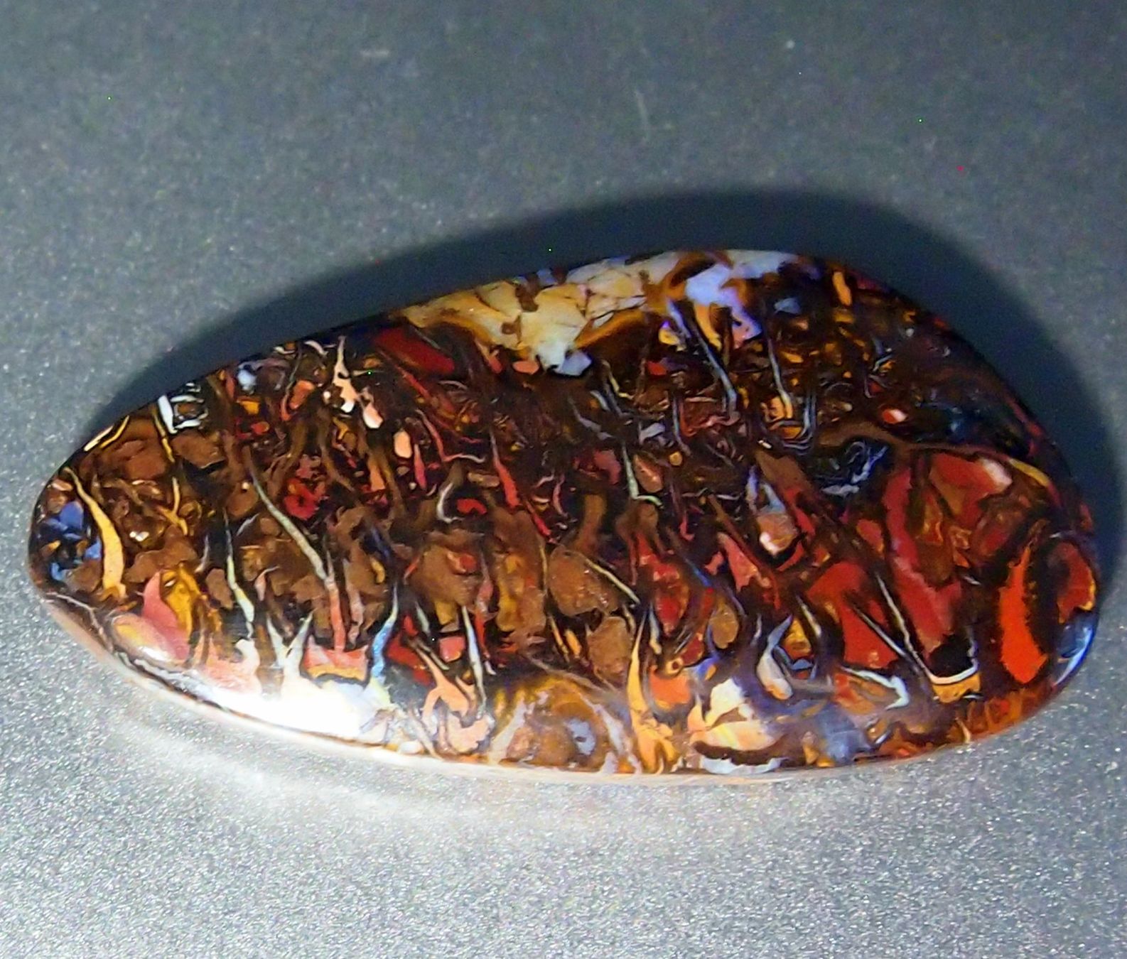 🔥 Boulder Opal Edelstein, vielen Funken & Farbenmusterni! (Neu und ...