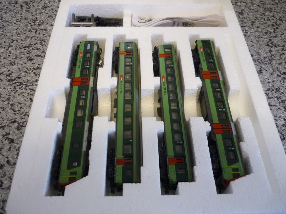 LIMA SBB NPZ ZUG GRÜN 4 TEILIG SPUR N | Kaufen auf Ricardo