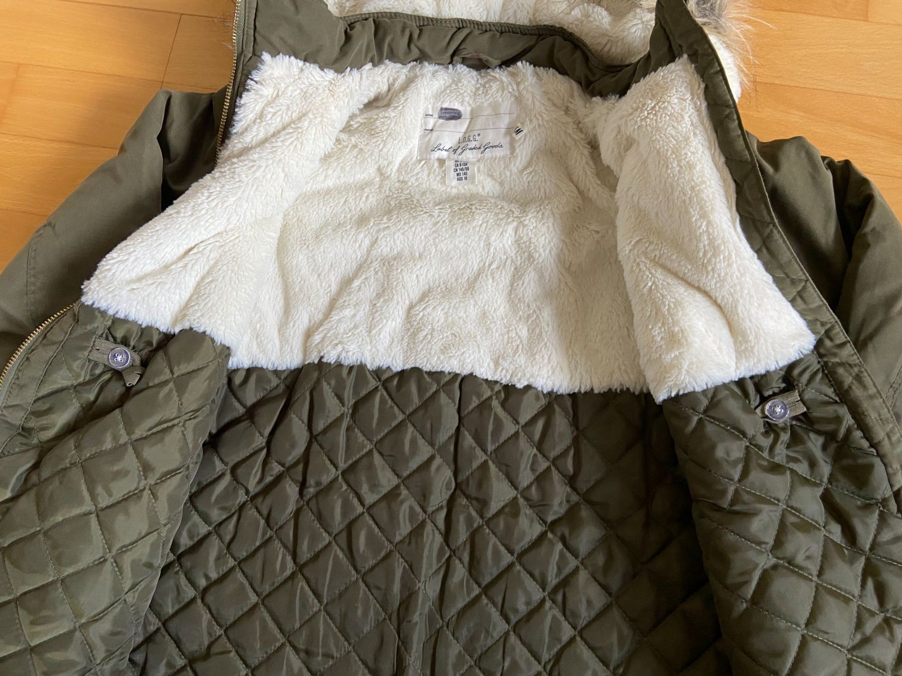 Winterjacke/Parka dick/warm, Gr. 140-152, neuwertig! (Neu (gemäss ...