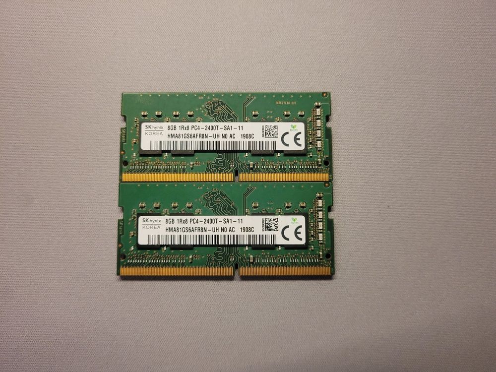 SK Hynix 16GB (2x8) DDR4 2400MHZ Laptop Ram (Gebraucht) in ...