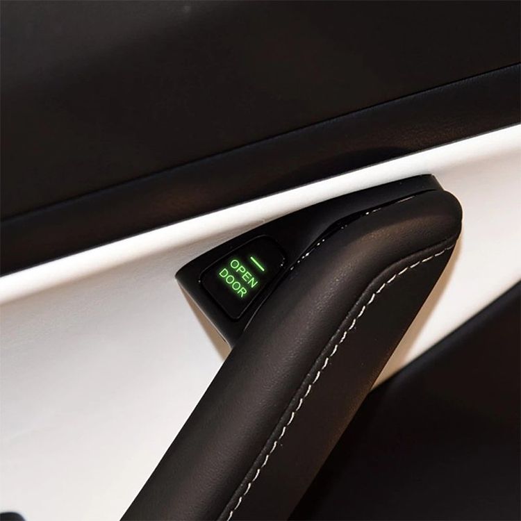 Tesla 8x „Open Door" Tür öffnen Aufkleber Sticker (Neu (gemäss ...