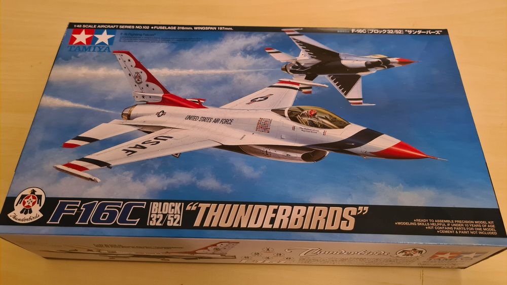 1:48 F-16 C Falcon Block 32/52 Thunderbirds - Tamiya 61102 (Neu (gemäss ...