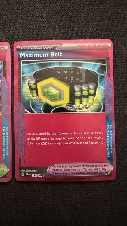Pokemon Karten: Grand Tree + Maximum Belt - Neuwertig! (Neu (gemäss ...