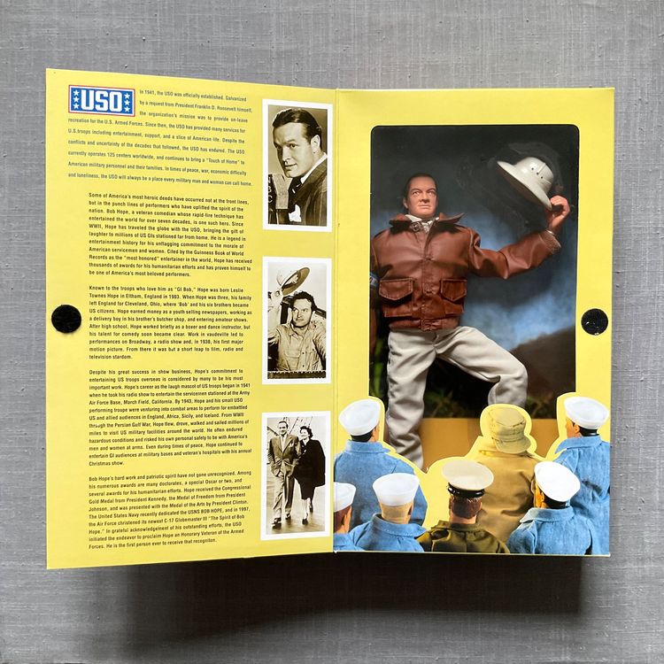 🟢 G.I. Joe BOB HOPE Actionfigur, Hollywood Heroes – 1998 🟢 (Neu (gemäss ...